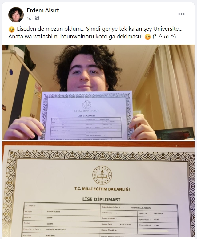 Erdem Alsırt / Turkish Brony Gamer / Turkish Chris-Chan | Page 30 | Kiwi Farms