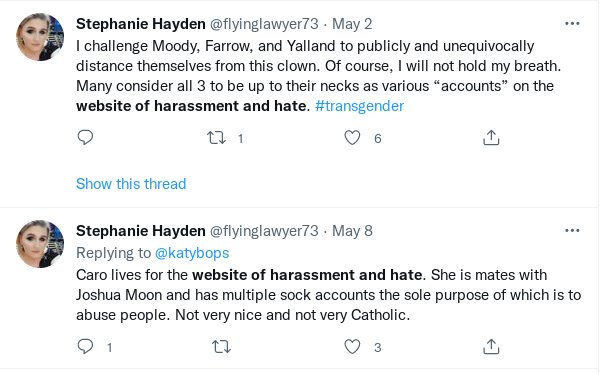 The Caroline Farrow, Adrian Harrop, and Anthony George Halliday ...