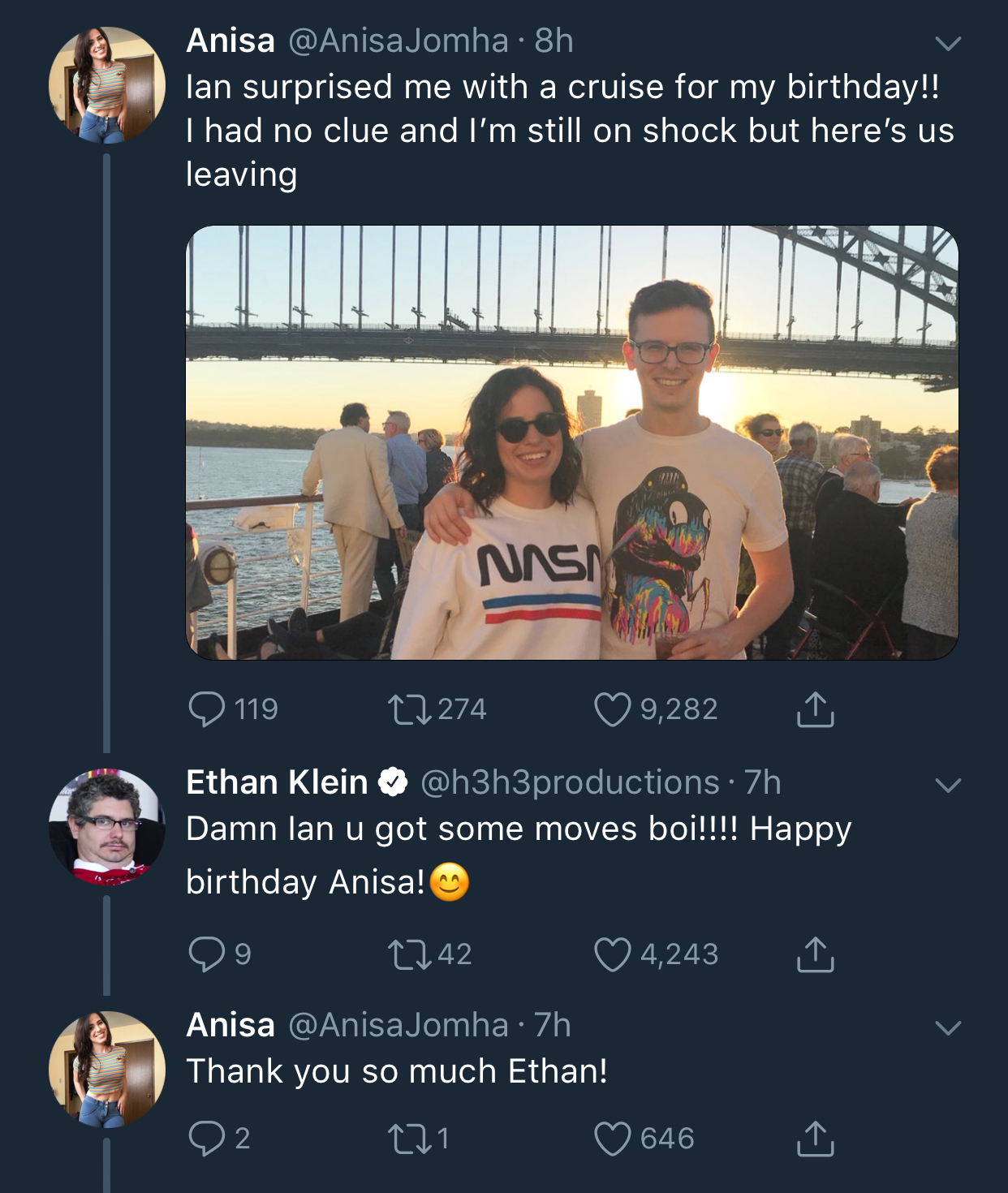 Anisa Riyadh Jomha / @anisajomha & iDubbbz / Ian Kane Jomha / Ian Kane ...
