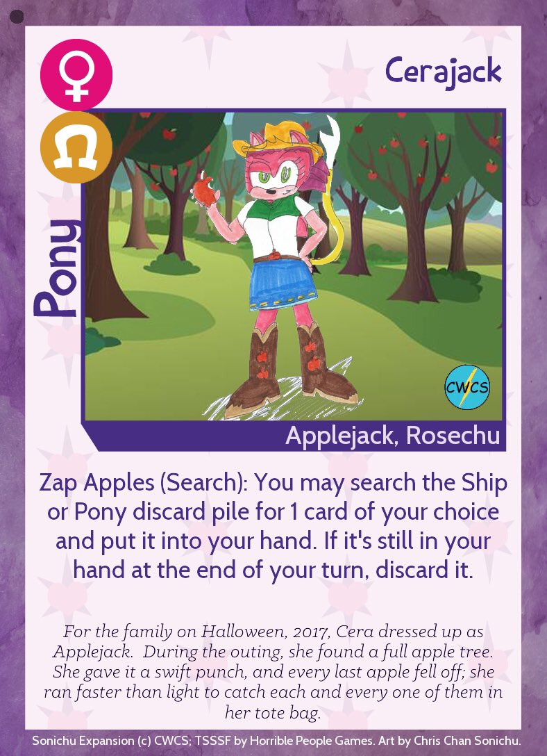 Twitter 20/11 - Cringy Card ("Sonichu & Rosechu Expansion Pack ...