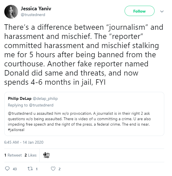 Jonathan Yaniv / Jessica Yaniv / @trustednerd / trustednerd.com / JY ...