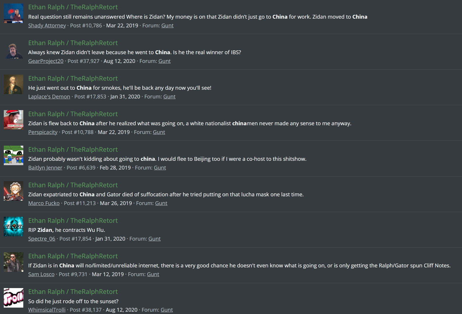 Zidan Lianciel / Retired Co-host of the Killstream | Kiwi Farms