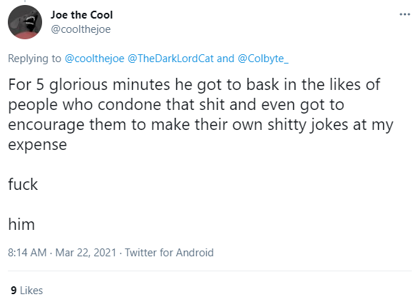 Jonathan D Gran / Ukinojoe / coolthejoe / joethegran | Kiwi Farms