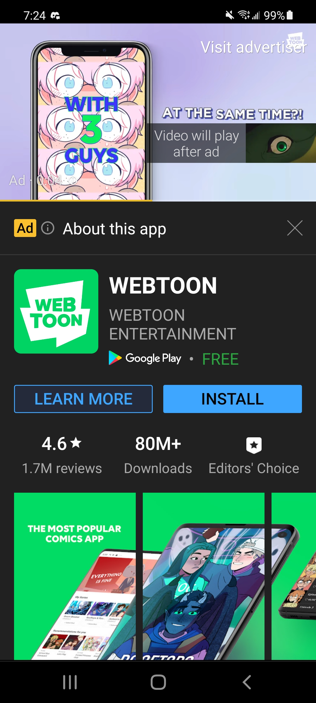 Gay webtoon comic ads | Kiwi Farms