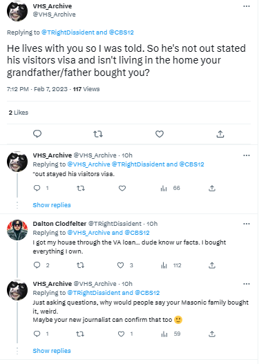 Dalton Bryce Riley-Clodfelter / Paleocon Dalton / Dalton Jewfelter / "32nd Degree" Freemason ...