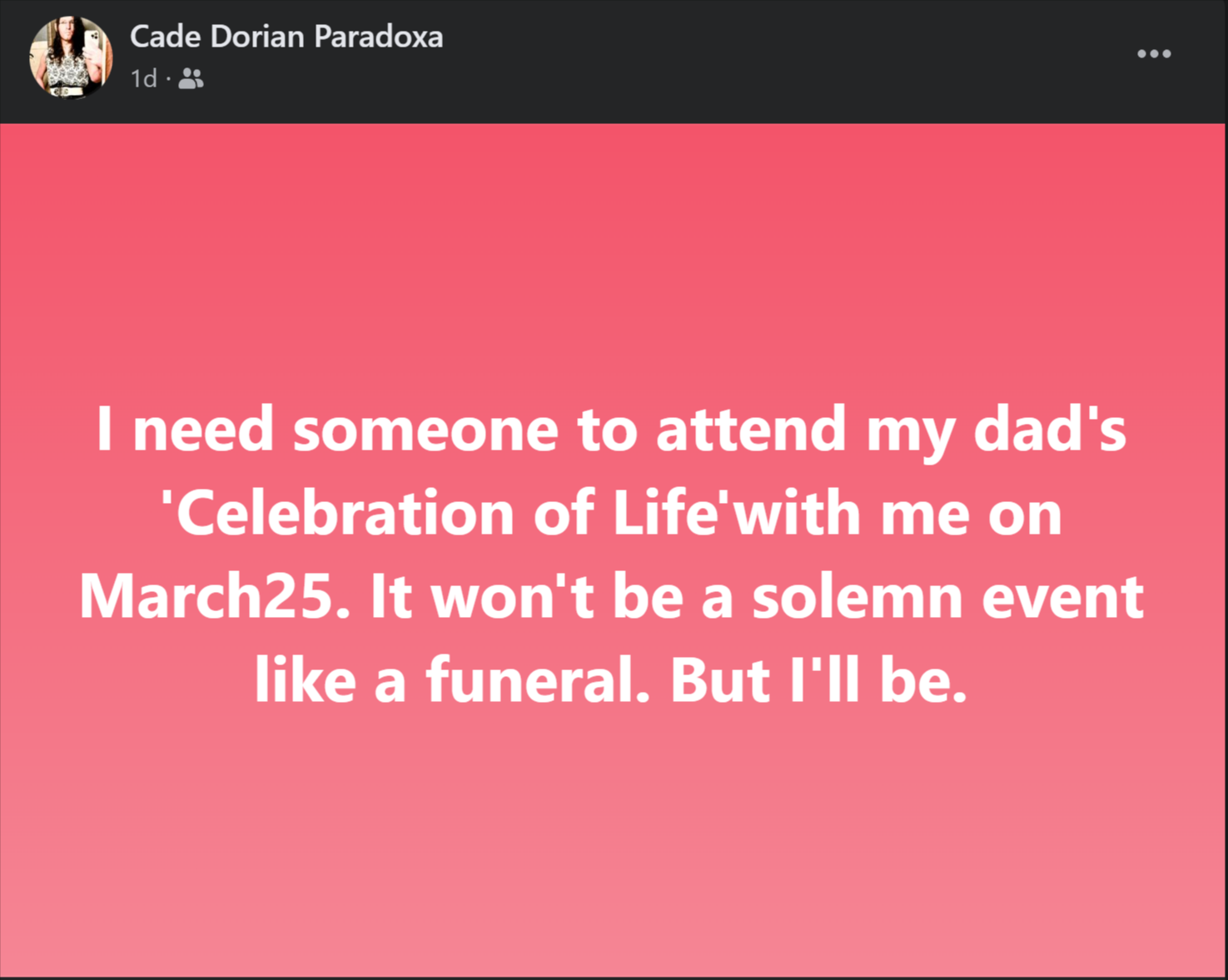 Dayton HyperNova / Earl Shultz / Cade Dorian Paradoxa / Earl David ...