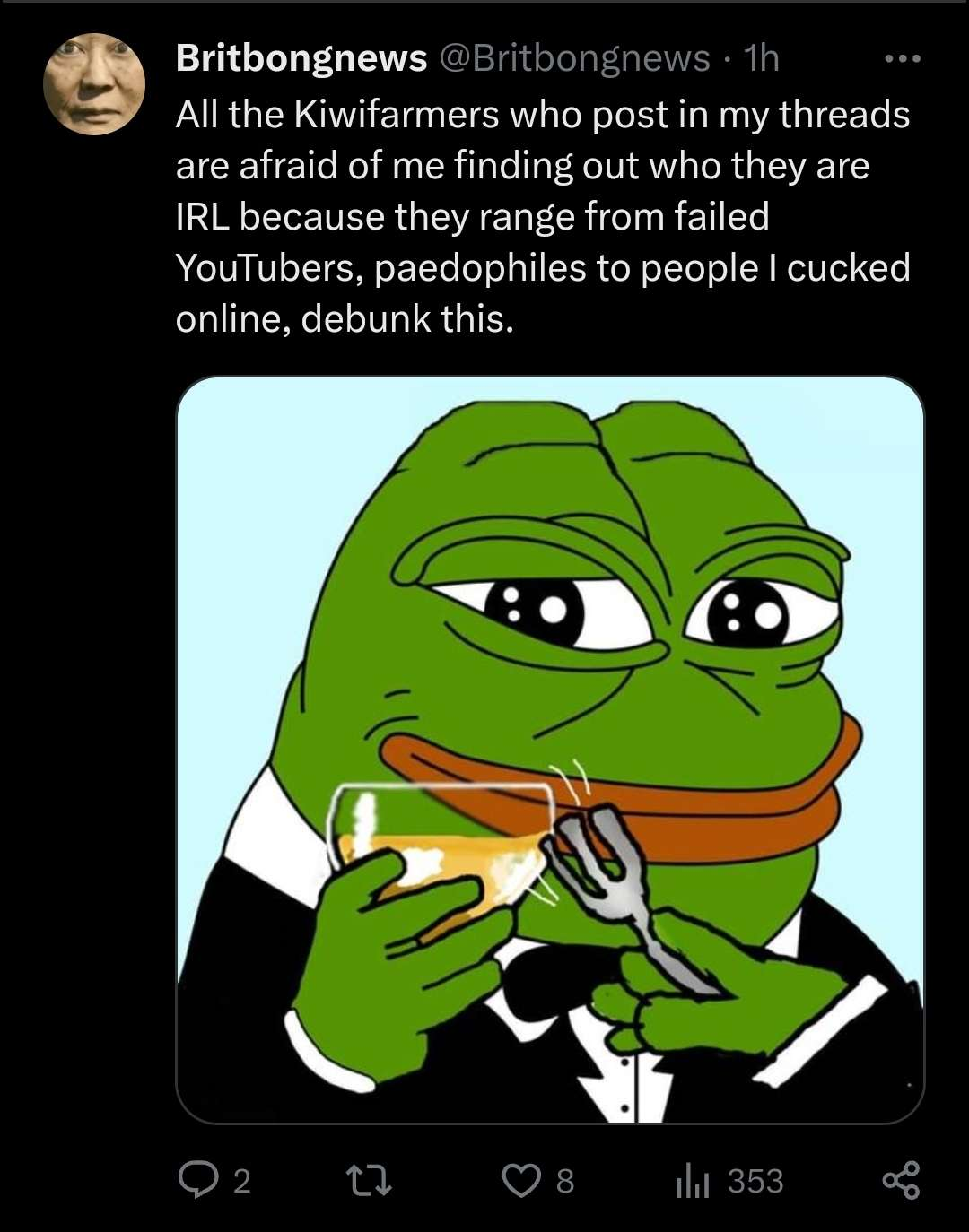 Dominic Vanner / Britbong / @Britbongreturns / MRBTFO / Eggbong ...