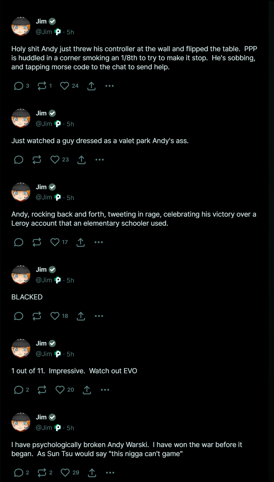 "Jim" / James Augustine née James Patrick O'Shaughnessy / Mister ...