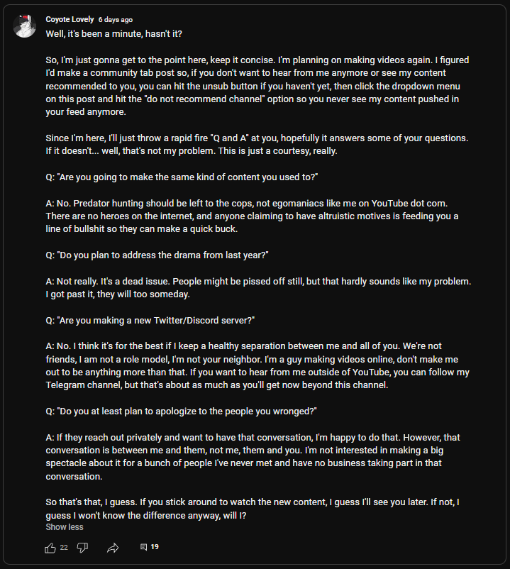 CoyoteLovelyYT / Coyote Lovely / TheElyk337 / Kyle Croushore | Page 43 ...