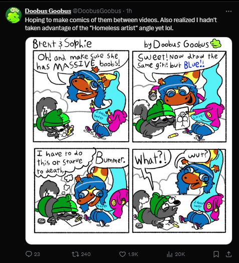 Doobus Goobus / @DoobusGoobus | Page 20 | Kiwi Farms