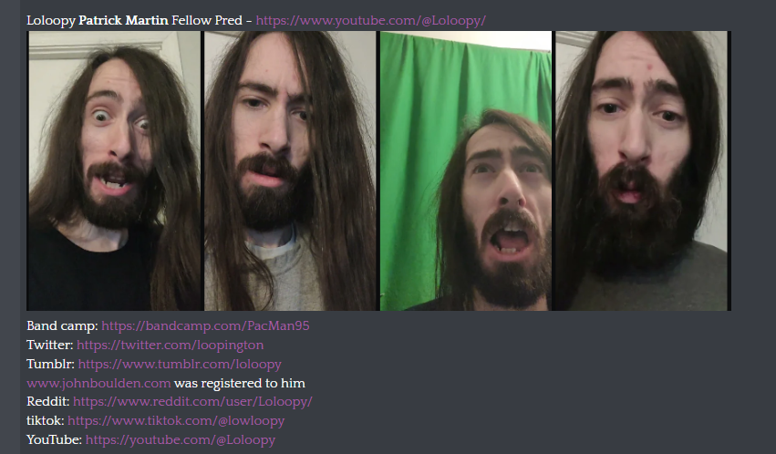 Johnathan Bruce Tibbetts / TiBBzTV / Johnny Veras / Xandar Haas ...