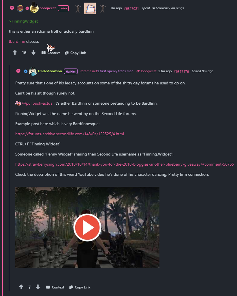 Steven Joel Akins / Penelope "Penny" Verity Oaken / u/Bardfinn / Penny ...