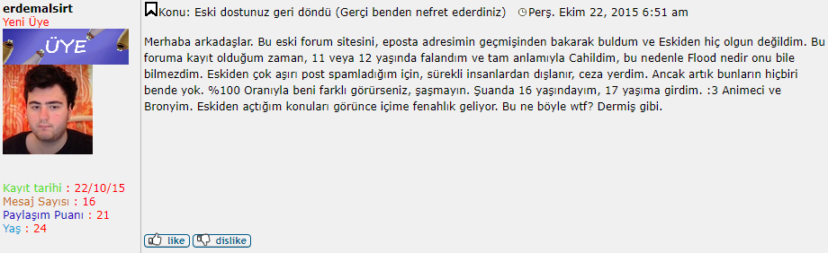 Erdem Alsırt / Turkish Brony Gamer / Turkish Chris-Chan | Page 151 | Kiwi Farms