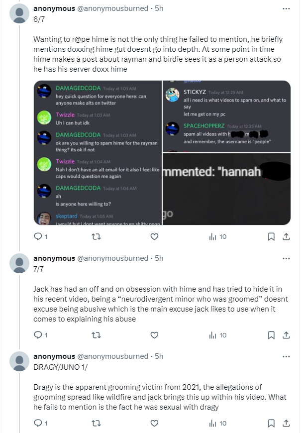 Sophia Harrington / Jack Harrington / Birdie / SpriteCranbirdie / Alias ...