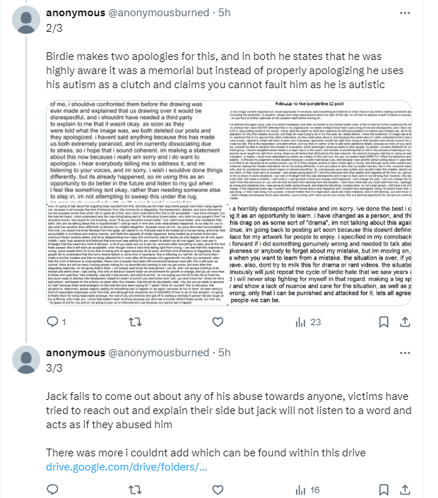 Sophia Harrington / Jack Harrington / Birdie / SpriteCranbirdie / Alias ...