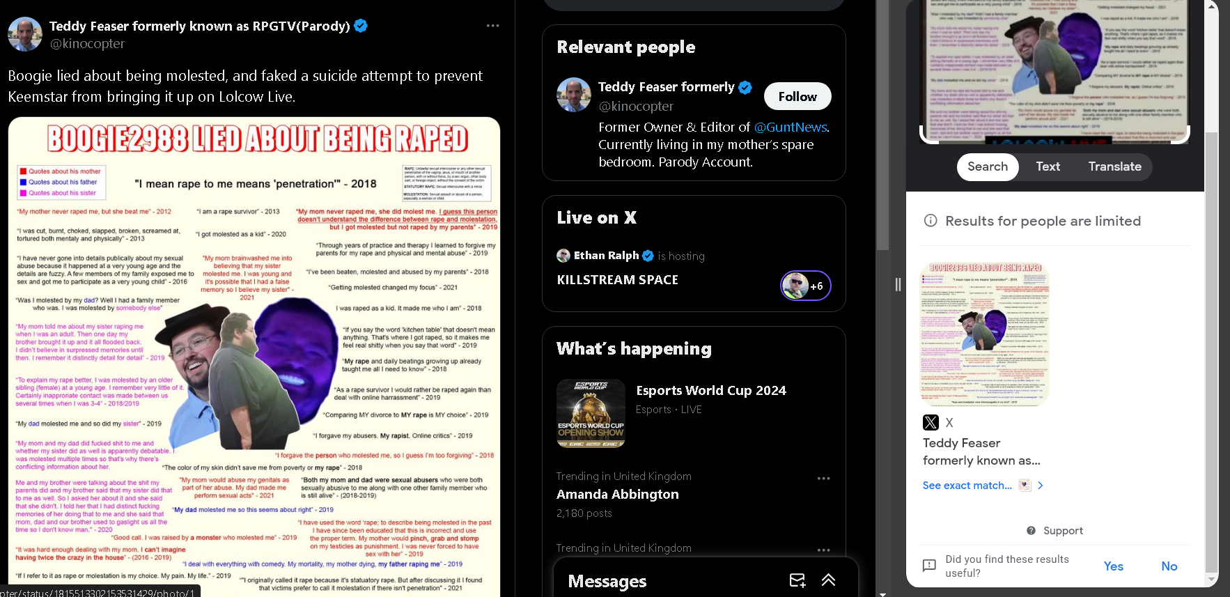 "Jim" / James Augustine née James Patrick O'Shaughnessy / Mister ...