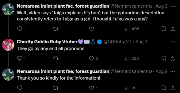 Ryan Wasson / Bungo Taiga / TaigaxHolic / TaigaVerse / TaigaUnderHell ...