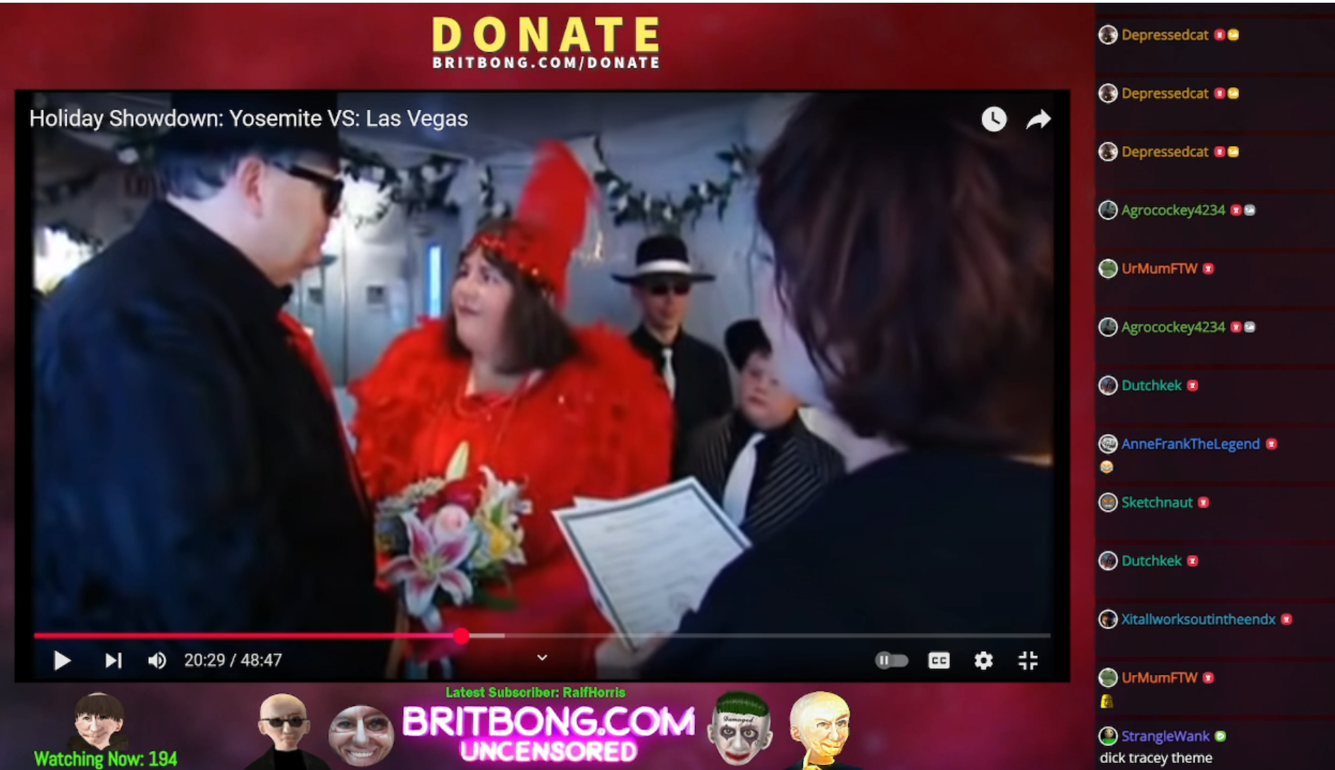 Dominic Vanner / Britbong / Britbongreturns / MRBTFO / Manlytears ...