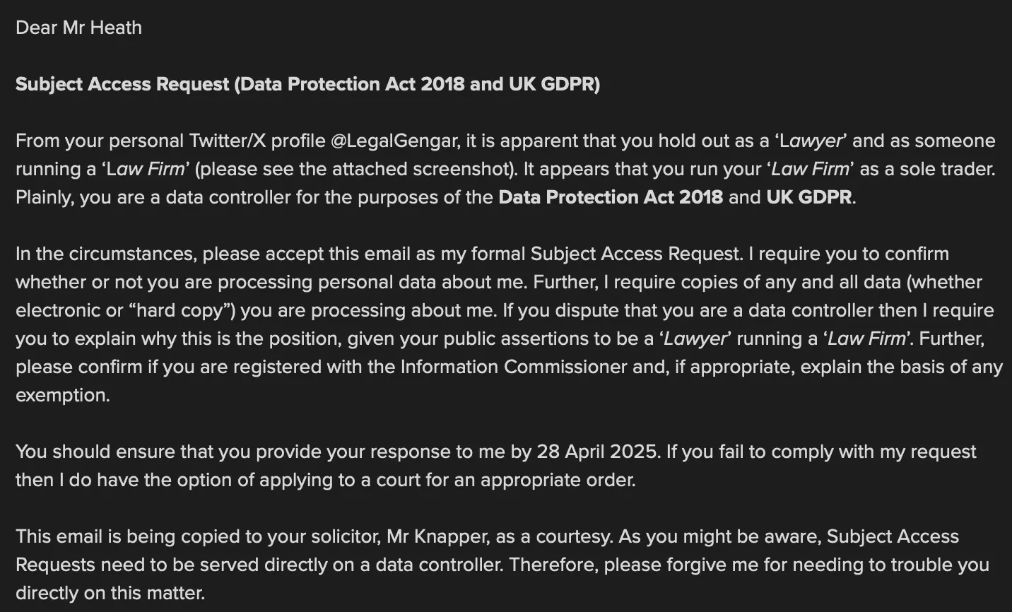 The Caroline Farrow, Adrian Harrop, and Anthony George Halliday ...