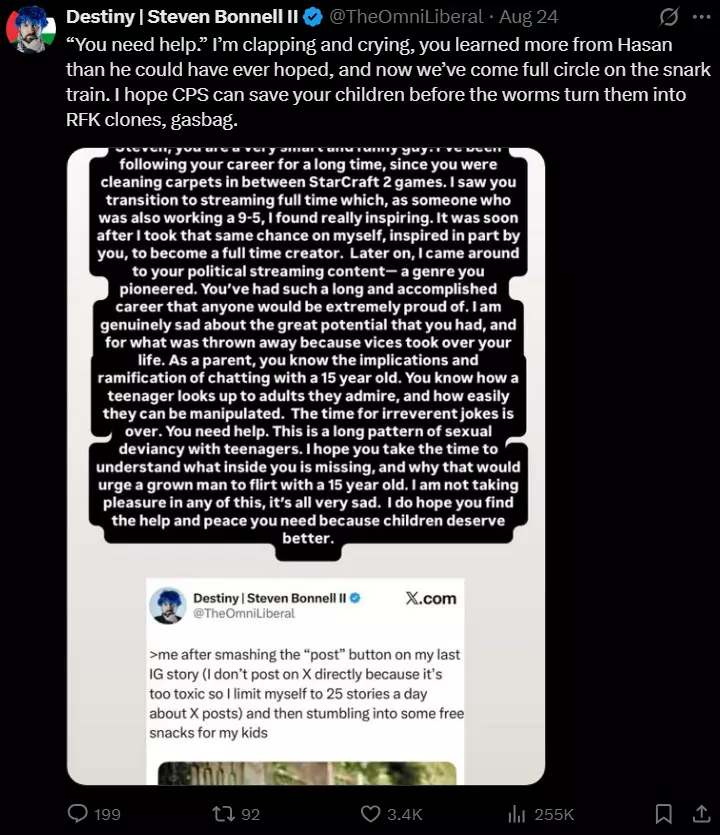 Steven Bonnell II / Destiny / Destiny.gg | Page 1936 | Kiwi Farms