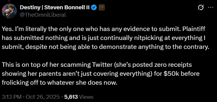 Steven Bonnell II / Destiny / Destiny.gg | Page 2076 | Kiwi Farms