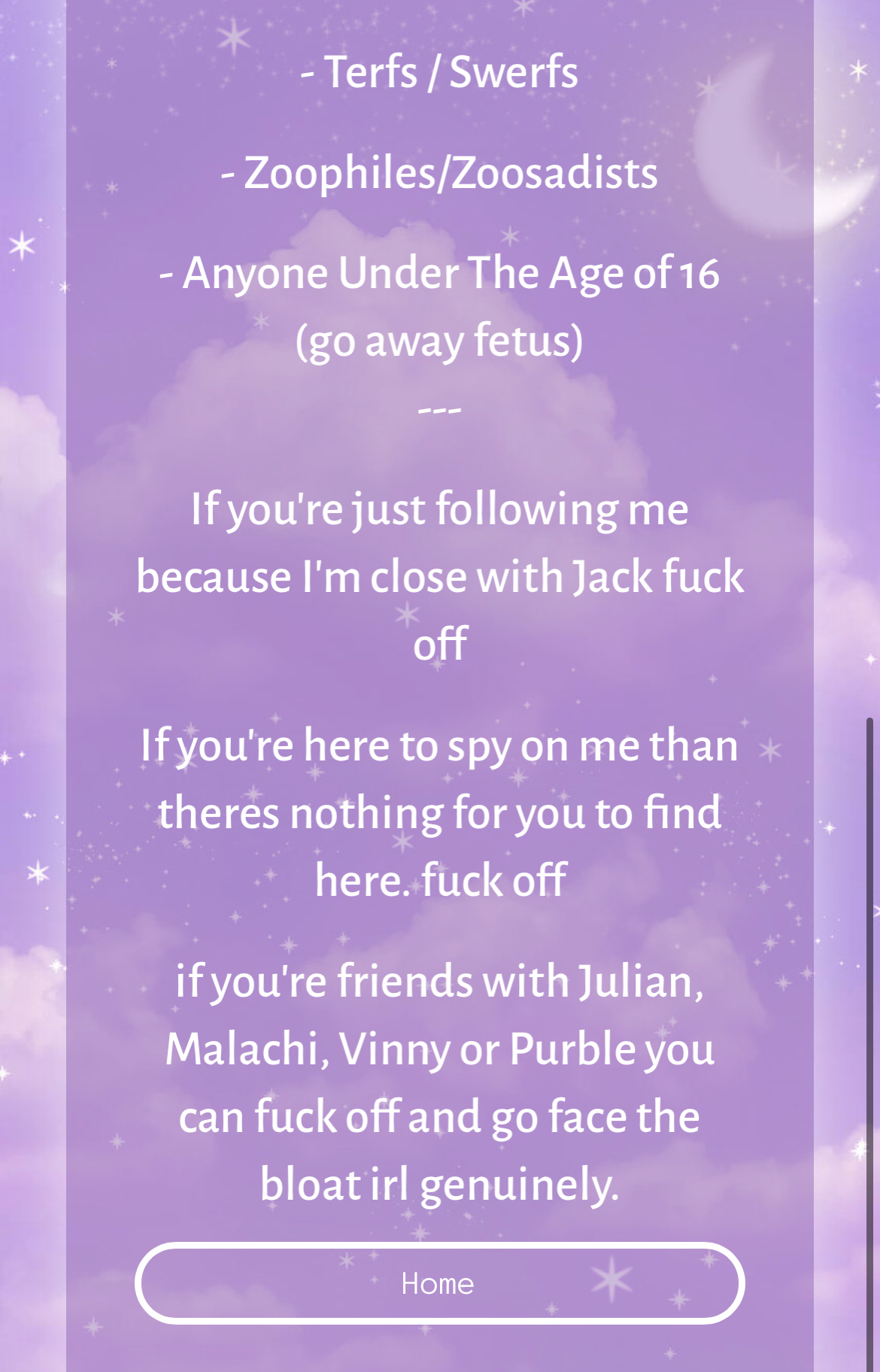 Sophia Harrington / Jack Harrington / Birdie / SpriteCranbirdie / Alias ...