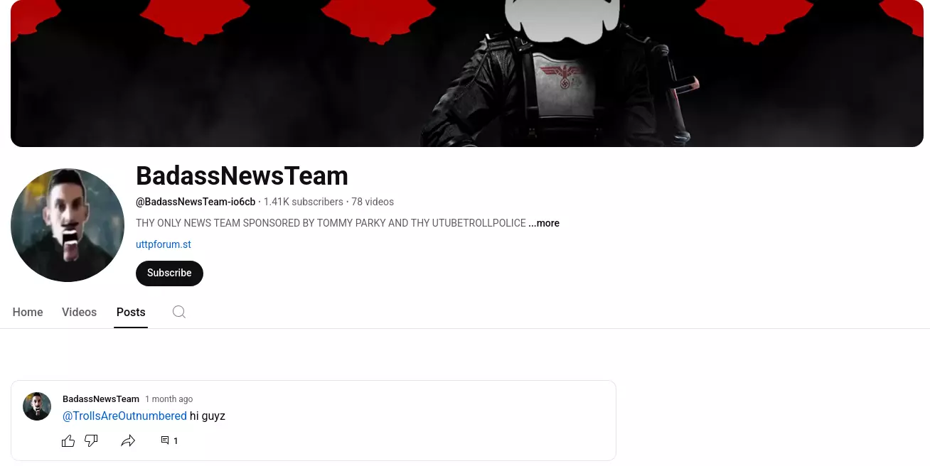 The UTTP / UTubeTrollPolice / Cartoon Police Groups | Page 2 | Kiwi Farms