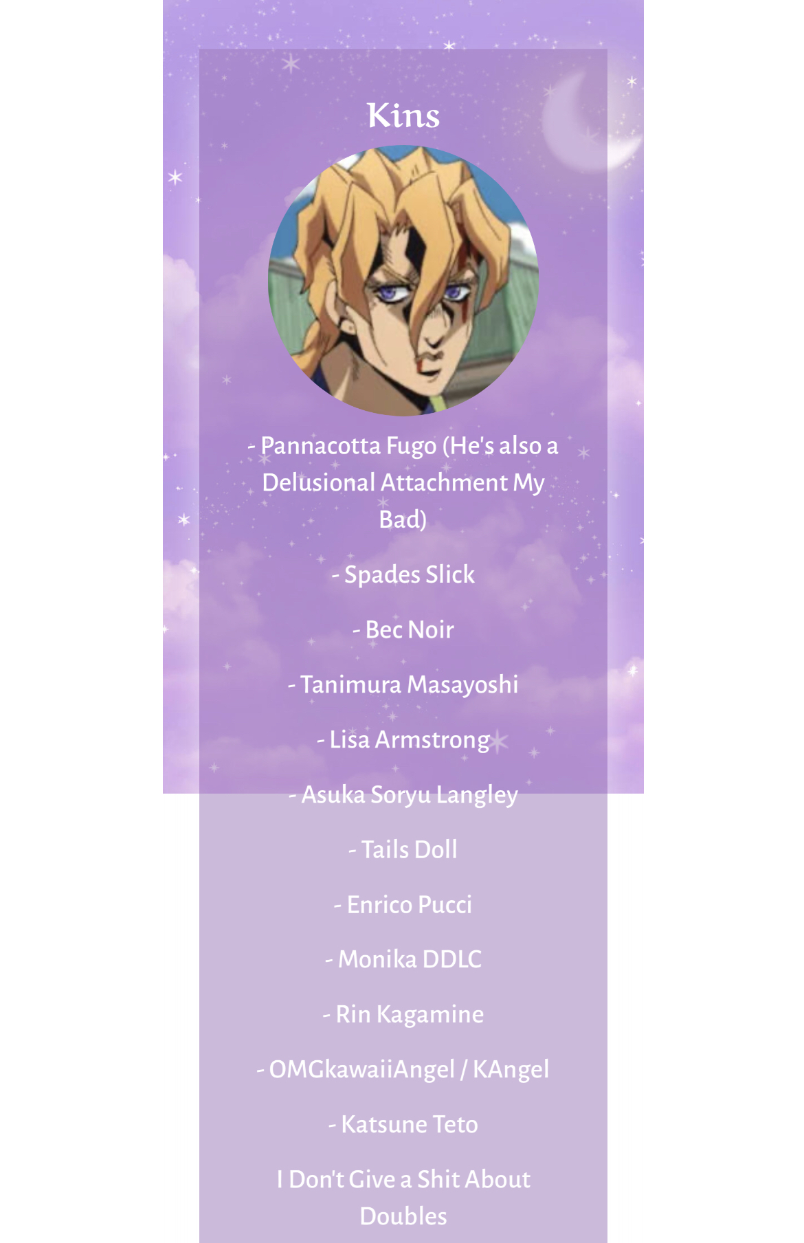 Sophia Harrington / Jack Harrington / Birdie / SpriteCranbirdie / Alias ...