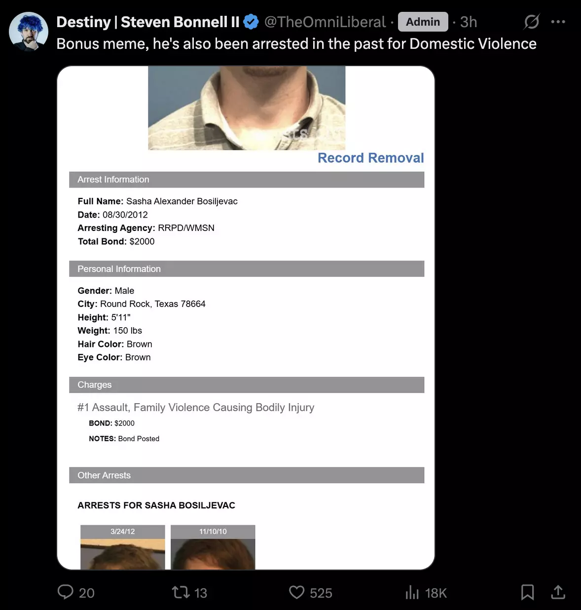 Steven Bonnell II / Destiny / Destiny.gg | Page 1778 | Kiwi Farms