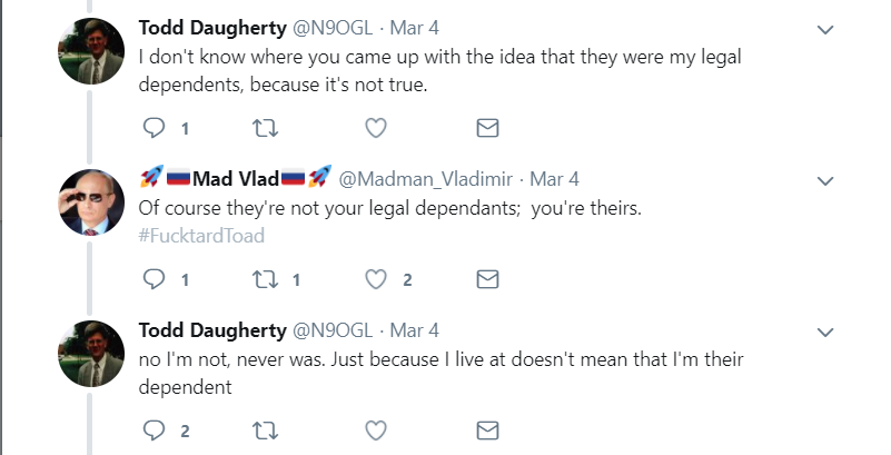 Todd Daugherty / N9OGL / Fox Smith / Doc Dot | Kiwi Farms