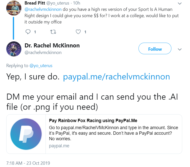 Dr. Rachel McKinnon / Dr. Veronica Ivy / Rhys McKinnon / Rachel Veronica McKinnon / Foxy Moxy ...