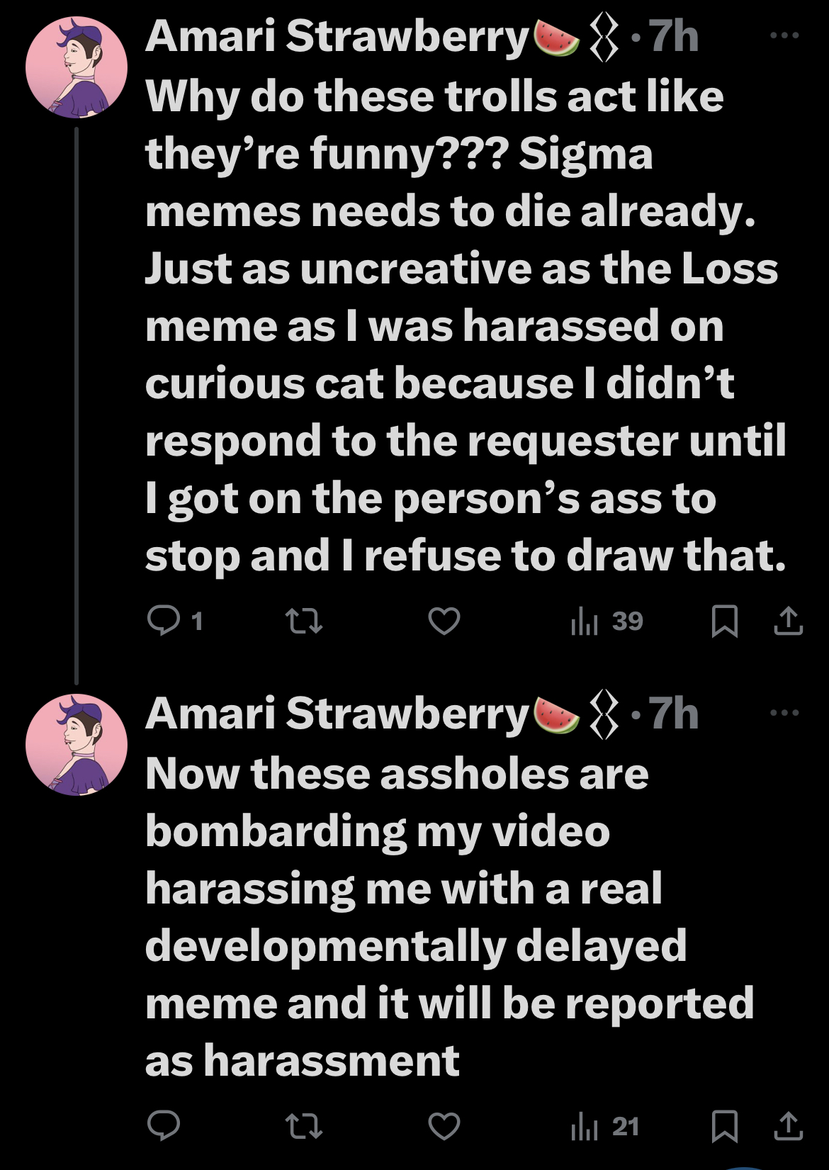 Amanda/Amari Turcol / LadyALT69 / Manda-Tee / Amarithenonbinary / Amaribabe93 / AmariStrawberry ...