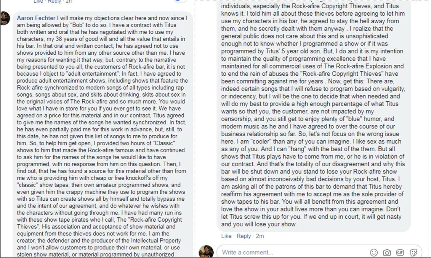 Aaron Fechter | Kiwi Farms