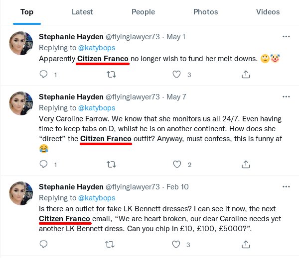 The Caroline Farrow, Adrian Harrop, and Anthony George Halliday ...