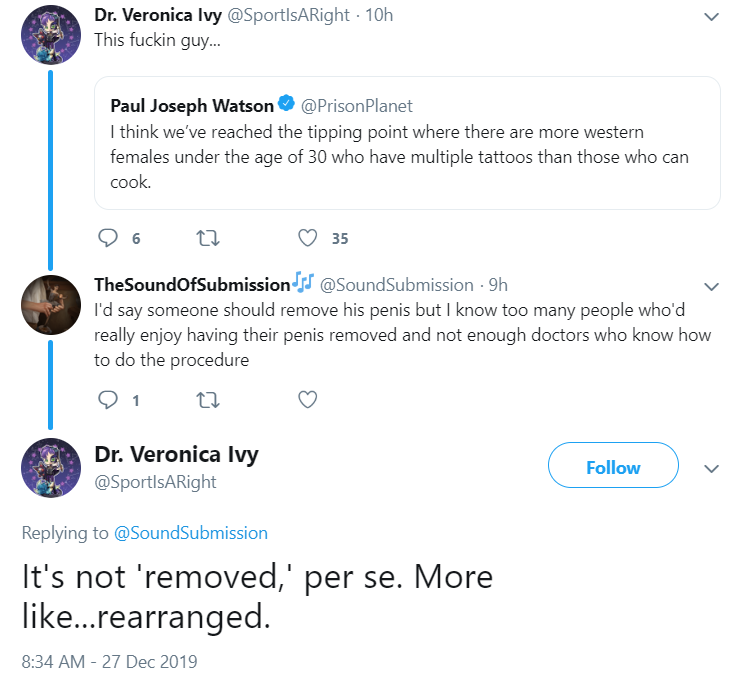 Dr. Rachel McKinnon / Dr. Veronica Ivy / Rhys McKinnon / Rachel ...