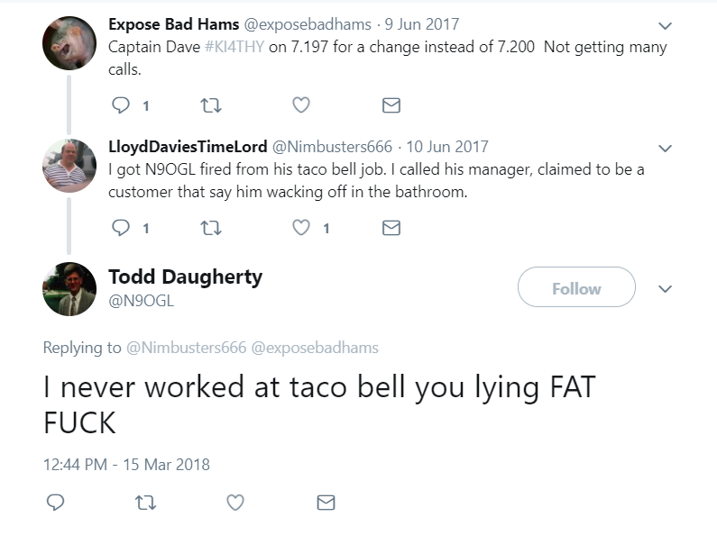 Todd Daugherty / N9OGL / Fox Smith / Doc Dot | Kiwi Farms