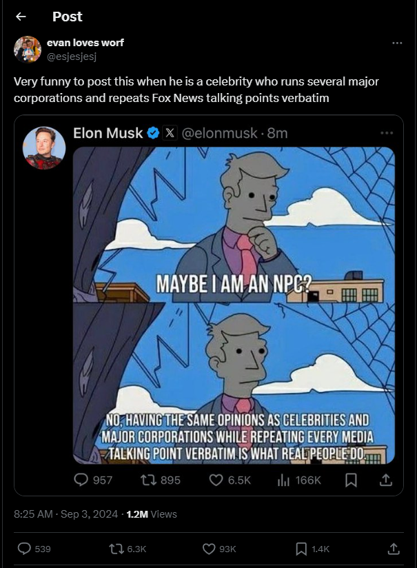 Evan loves worf / Evan Spencer Jacobs / @esjesjesj | Kiwi Farms