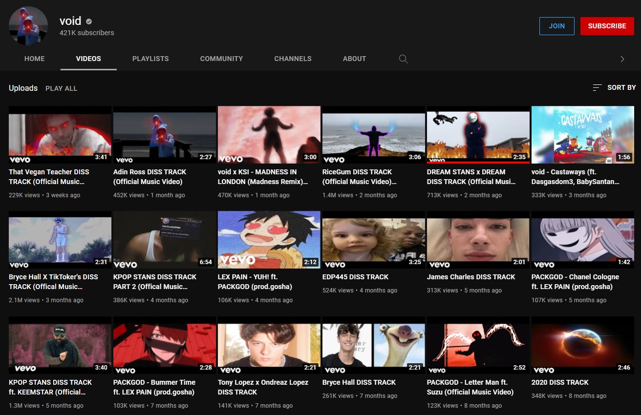 Discord Packing Community / Mourn / Underpants22 / Void / ThizzKid ...