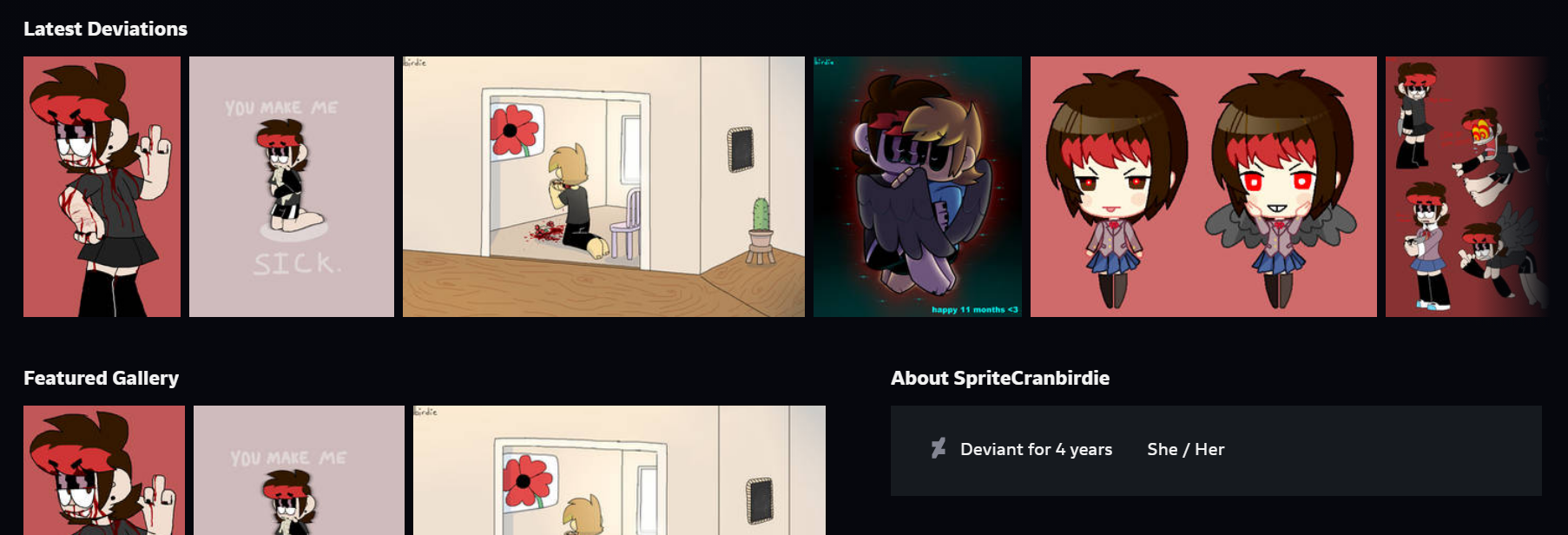 Sophia Harrington / Jack Harrington / Birdie / SpriteCranbirdie / Alias ...