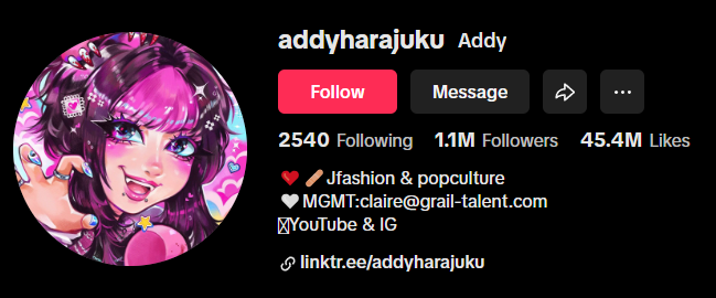 Adelaide Somers / Addy Harajuku / addychansenpai | Kiwi Farms