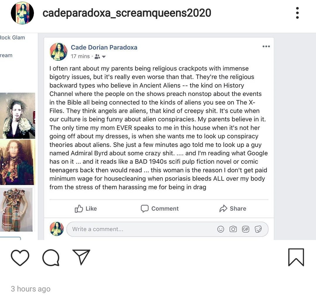 Dayton HyperNova / Earl Shultz / Cade Dorian Paradoxa / Earl David ...