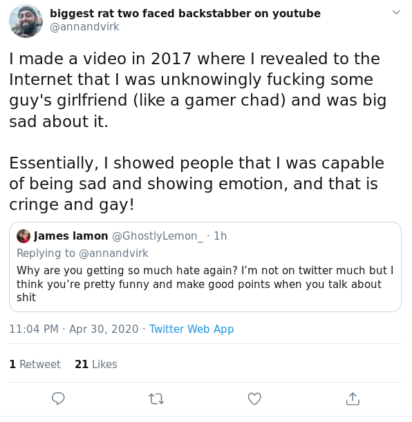 Annand Virk / Bunty King / Cunty Queen | Page 5 | Kiwi Farms