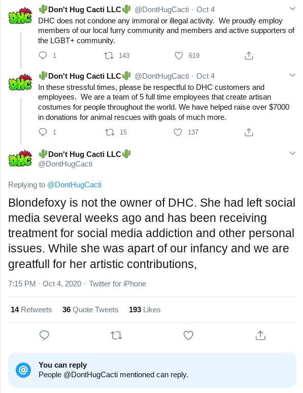 Furry Fandom and Drama General | Page 902 | Kiwi Farms