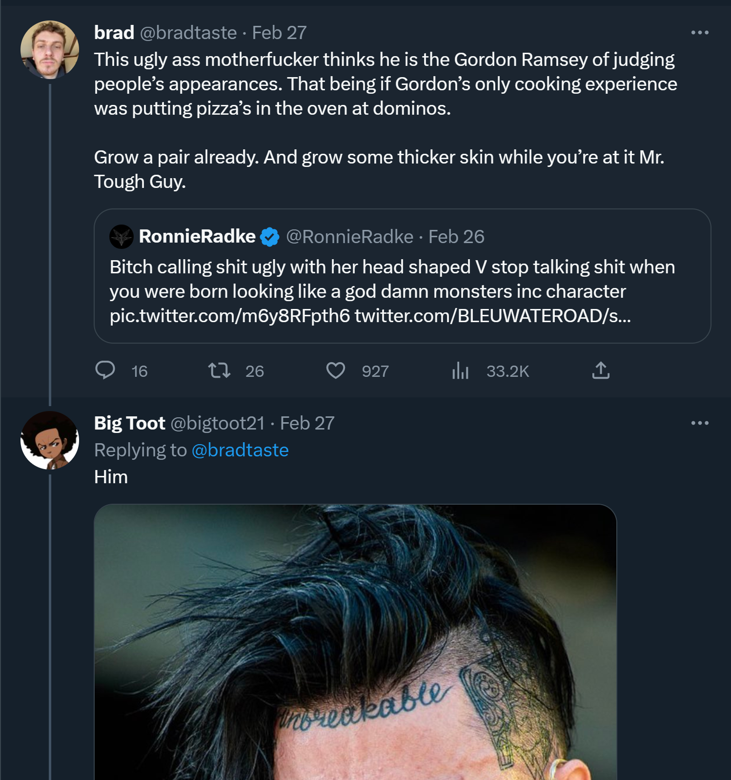 Bradley "Brad" Lehmann / Brad Taste in Music / Big Baller B / B Dizzle ...