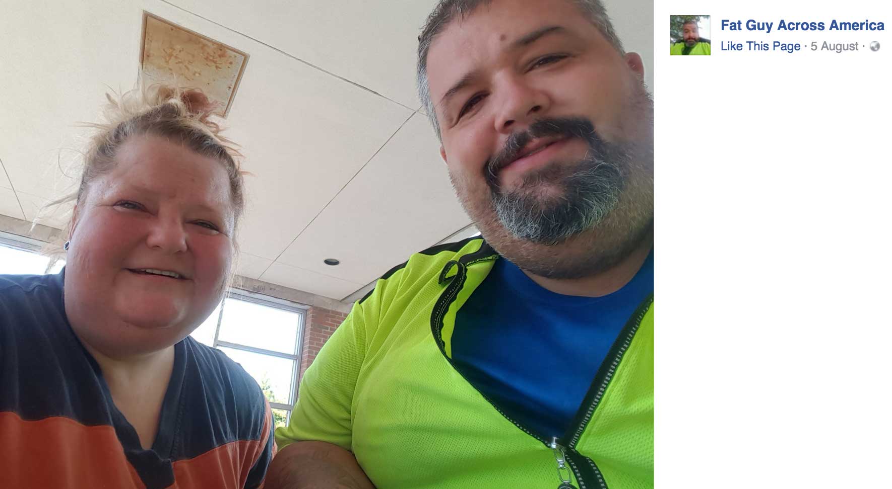 Fat Guy Across America / FGAA / Eric Hites and Angie Hites (nee ...