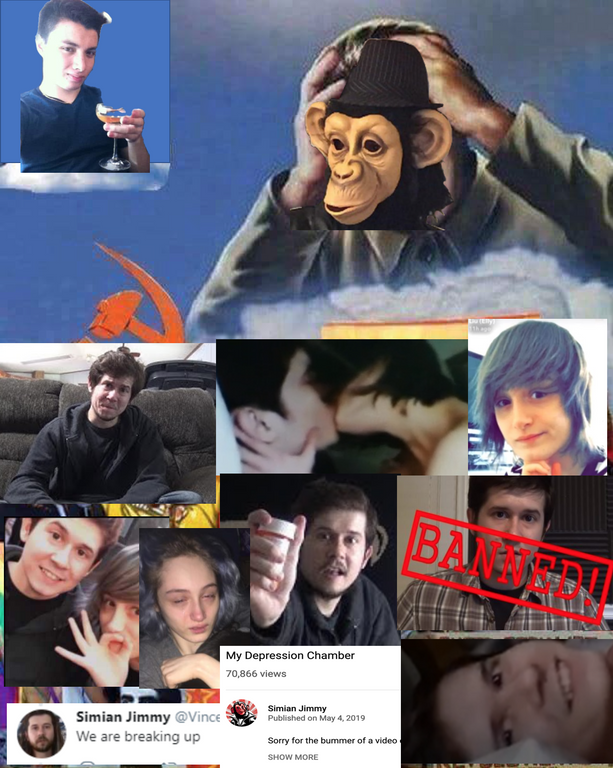 Mumkey Jones / Tyler Millard / Simian Jimmy / @VincentHatesGod & Ashley ...