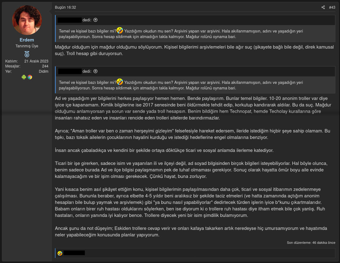 Erdem Alsırt / Turkish Brony Gamer / Turkish Chris-Chan | Page 141 | Kiwi Farms