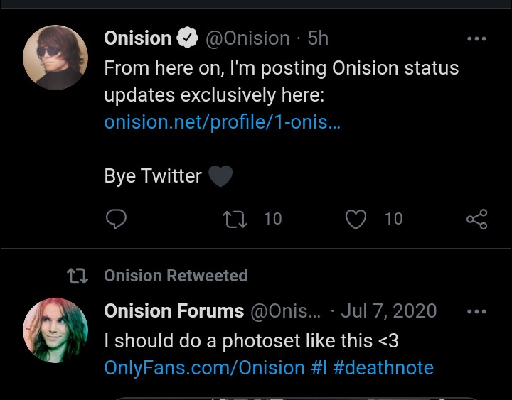 Onision / James Gregory Jackson / Gregory James Daniel/Jackson/Avaroe ...