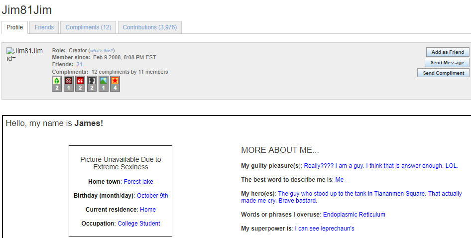 "Jim" / James Augustine née James Patrick O'Shaughnessy / Mister ...