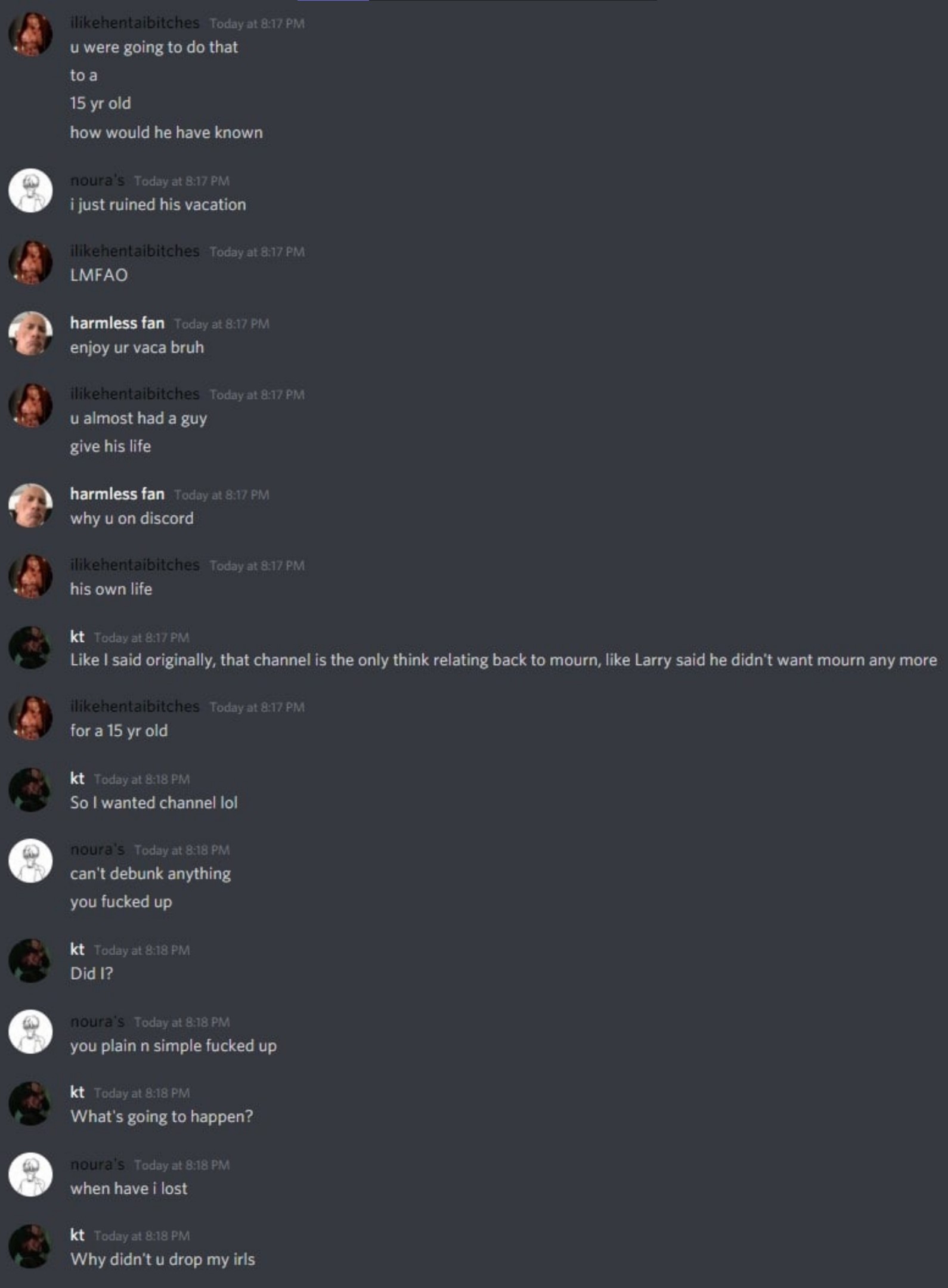 Discord Packing Community / Mourn / Underpants22 / Void / ThizzKid ...